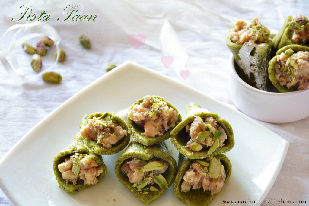 Pistachio Paan Recipe | Dessert Recipes, Pista Paan