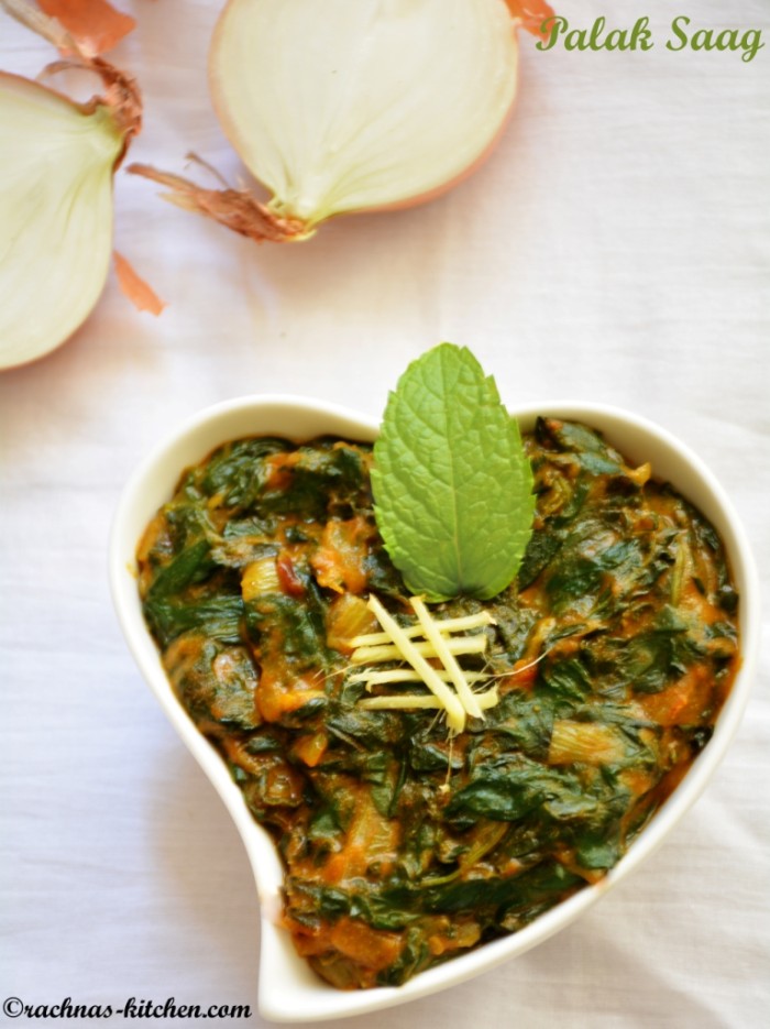 Palak Saag Recipe , How to make palak saag