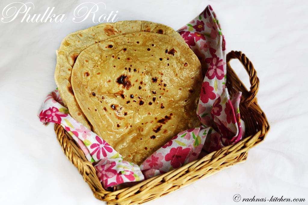 Phulka recipe | How to make Roti or Phulka (Video Recipe)
