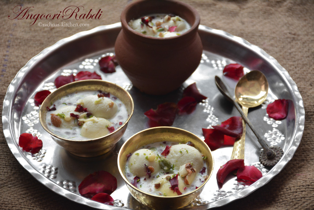 Angoor rabdi recipe, How to make angoor rabdi |Angoori rasmalai