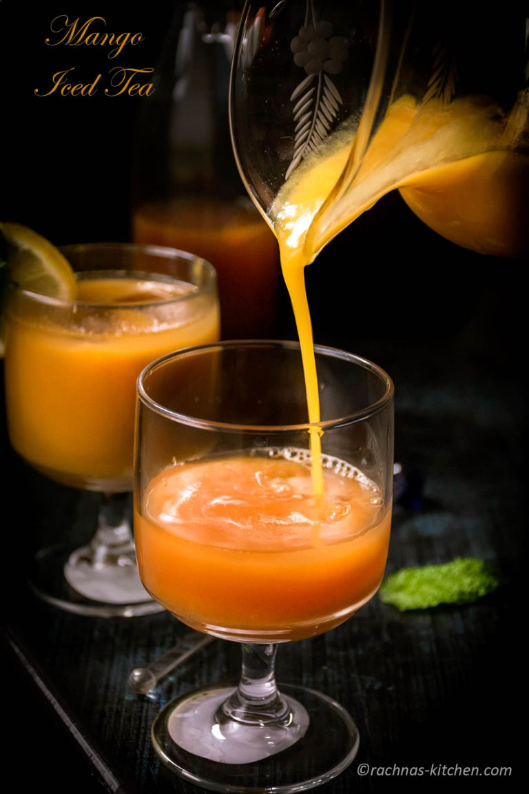 Mango Iced Tea Recipe, How To Make Mango Iced Tea