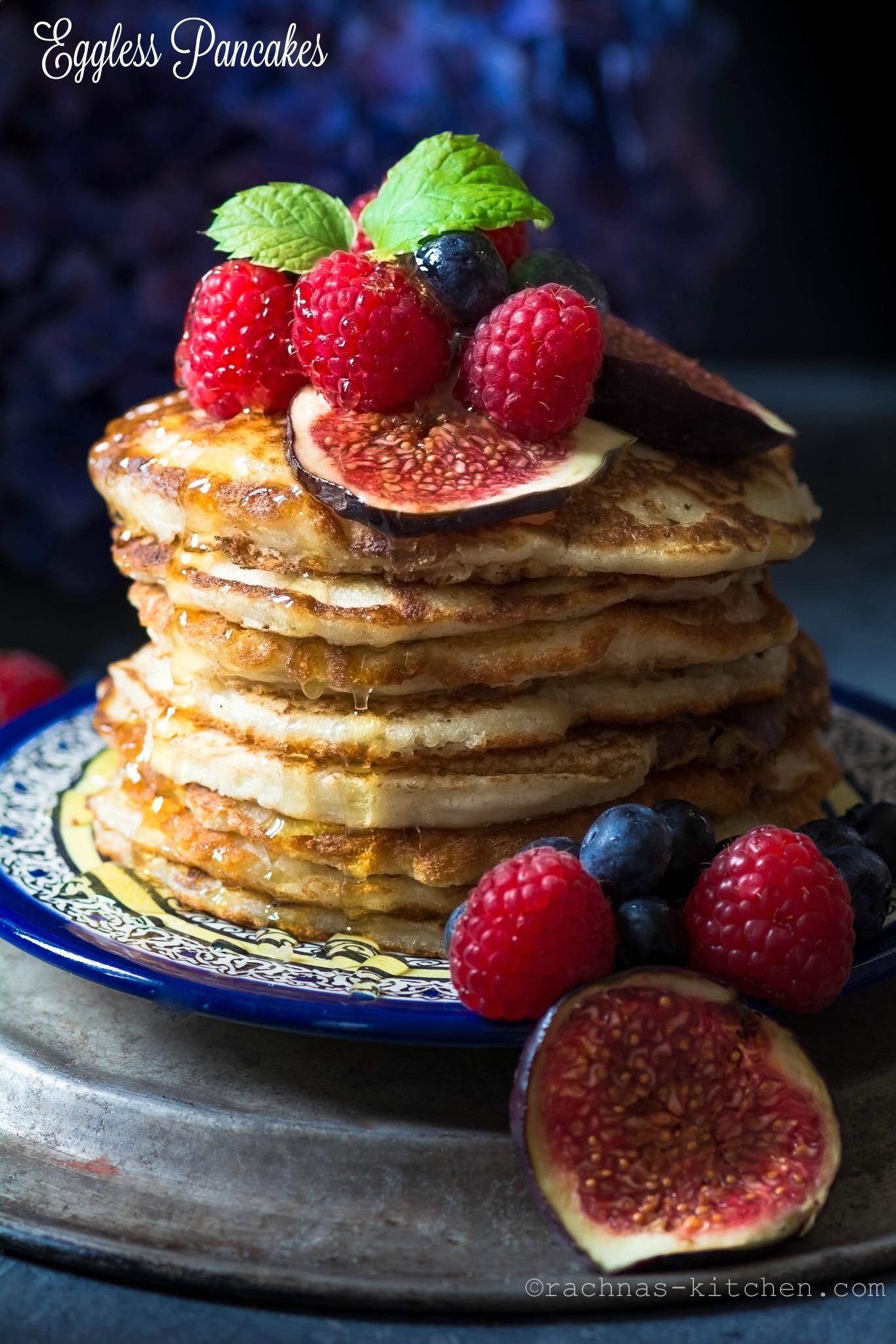 Eggless Pancakes Recipe Pancakes Without Eggs
