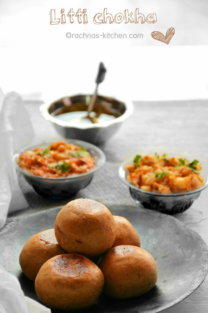 Litti Chokha (Step By Step Recipe With Pics ) | How to make litti chokha